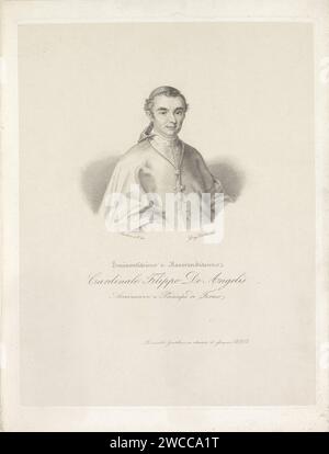 Portrait of Cardinal Filippo de Angelis Stock Photo - Alamy