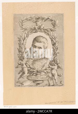 Domenico Maria Canuti - Self-portrait Stock Photo - Alamy