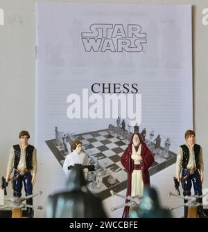 Photo of a Vintage 1999 A La Carte Star Wars Chess Collector's 3D Chess ...