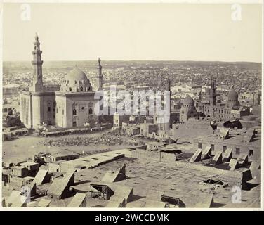 Cairo, seen from the citadel, 1858 Stock Photo - Alamy