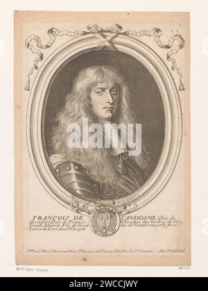 Portret van François de Vendôme van Beaufort, Victor Florence Pollet ...
