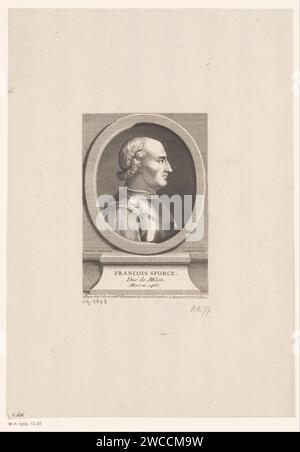 Portrait of Francesco Sforza I, Duke of Milan Stock Photo - Alamy