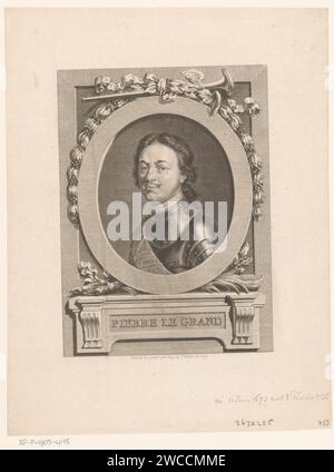 Portrait of Tsar Peter I the Great, Augustin de Saint -Aubin, 1746 ...