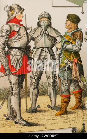 History of Germany. Middle Ages. 1450-1500. From left to right, 8 ...