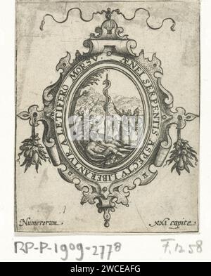 De Koperen Snake, Crispijn van de Passe (I), 1574 - 1637 print God ...