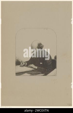 Portrait of Pierre Joseph Hubert Cuypers, Smeeton-Tilly, 1877 print ...