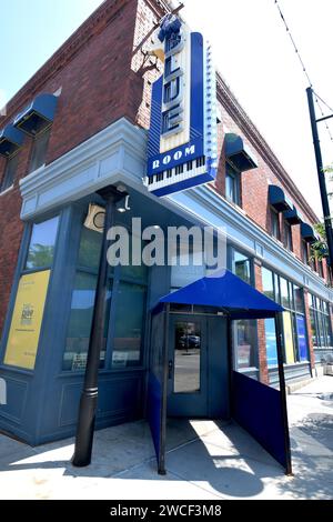 The Blue Room jazz club at the corner of 18th and Vine streets in ...