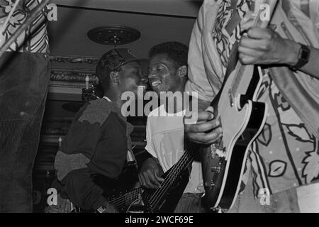 The Bhundu Boys perform at a pub in Nottingham's Lace Market in 1986 ...