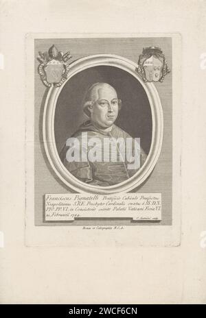 Portret Van Kardinaal Francesco Maria Brancaccio, 1658 print Portrait ...