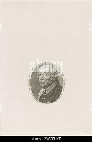 Portrait of Frederik II the Great, King of Prussia, Reinier Vinkeles (I ...