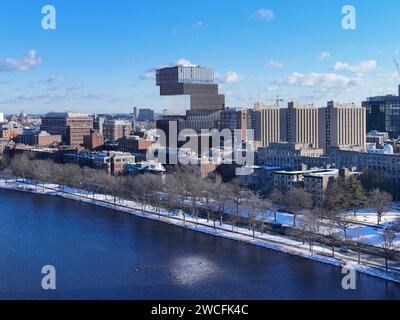 Boston University Center for Computing and Data Sciences (CDS) building ...