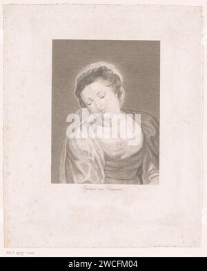 Virgin Maria, Erin Corr, After Peter Paul Rubens, 1832 print paper ...