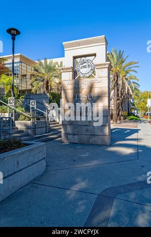 The Shasta County Administration Building in Redding, California, USA ...