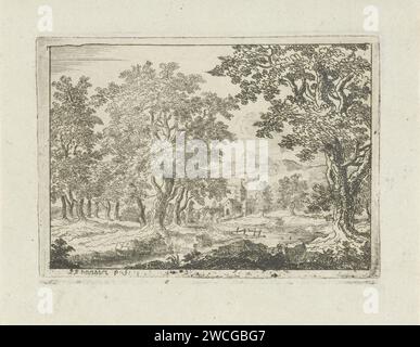 Rivierlandschap, Jean Joseph Hanson, 1741 - 1799 print Southern ...