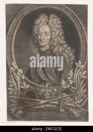 Portrait of Frederik IV, King of Denmark and Norway, Johann Martin ...