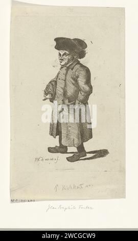 Portrait of a standing man in Jas, Anonymous, 1860 - 1900 photograph ...