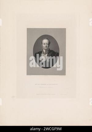 Portrait of Abraham des Amorie van der Hoeven, Walraad Nieuwhoff, After Charles Howard Hodges ...