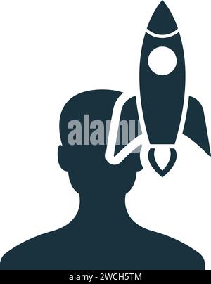 Influence icon. Monochrome simple icon for templates, web design and ...