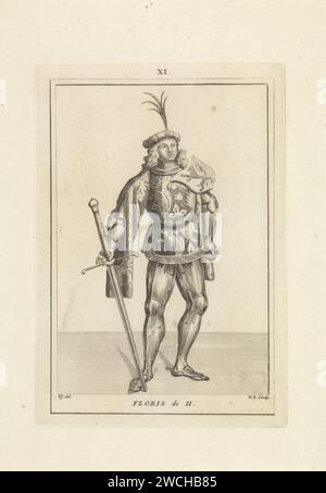 Portrait of Floris v, count of Holland. Portrait of Floris V, Count of ...