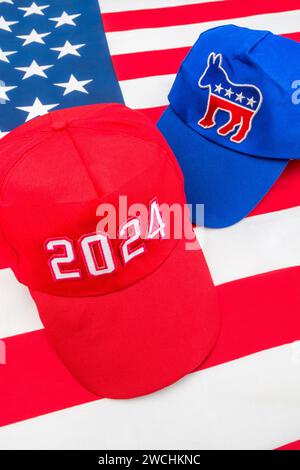 Political party paraphernalia for 2024 US Presidential elections ...