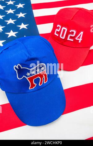 Political party paraphernalia for 2024 US Presidential elections ...