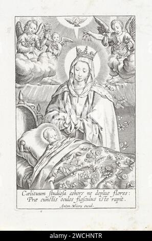 Maria Crowned by Christ, Anonymous, After Annibale Carracci, 1570 ...
