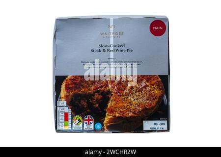 Steak pie with rich all butter puff pastry meal with hasselback ...