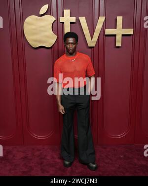 Josiah Cross arrives at the Apple TV+'s Primetime Emmy Party held at ...
