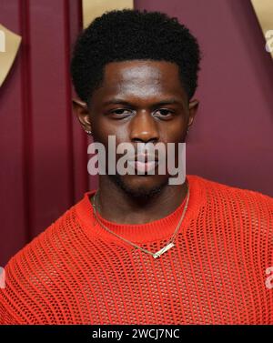 Josiah Cross arrives at the Apple TV+'s Primetime Emmy Party held at ...