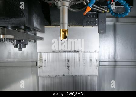 cnc milling machine before preparation for machining plastic Stock ...