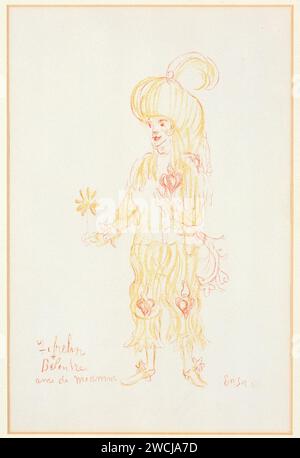 6. Fifrelin (uit: La Gamme d'Amour) 1929 by James Ensor Stock Photo - Alamy