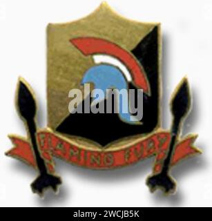 7th FA Rkt Battery crest Stock Photo - Alamy