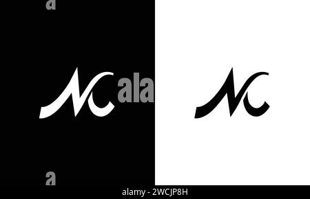 MC M C initial based letter typography logo design vector Stock Vector ...