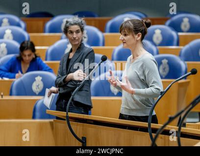 THE HAGUE – Sarah Dobbe (SP) during a two-minute debate. The House of ...