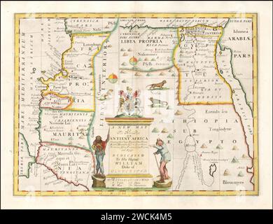 A new map of the north part of antient Africa shewing the chiefe people ...