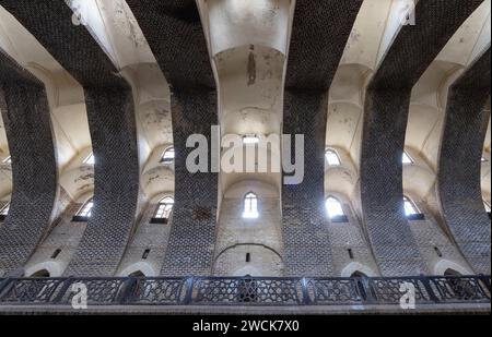 interior vaulting of the Jalayirid Khan Mirjan (or Murjan) 1357 CE ...