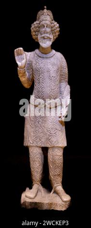 Parthian/Hatran statue from Hatra, Iraq, now in Iraq Museum, Baghdad ...