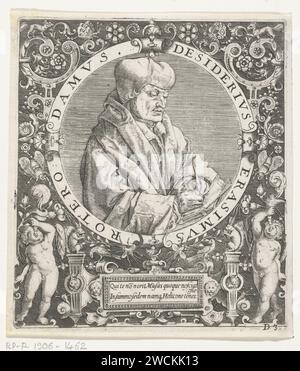 Portrait van Erasmus, Albrecht Dürer, 1526 print Portrait of Erasmus ...