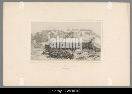 French soldiers attack Constantine, October 13, 1837, Denis Auguste ...