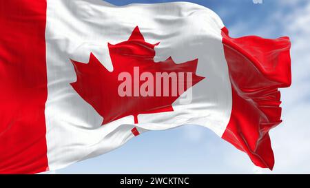 Stylized Canadian flag Stock Photo - Alamy
