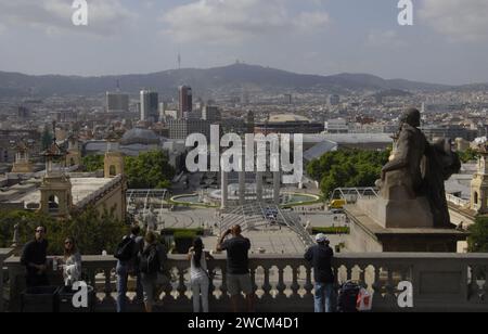 BARCELONA /SPAIN 27 May 2015 Over view of Barcelona city (Photo by ...