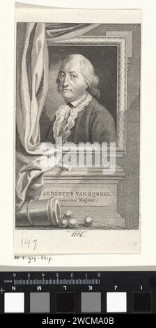 Portrait of Albert van Ryssel, Reinier Vinkeles (I), 1793 print ...