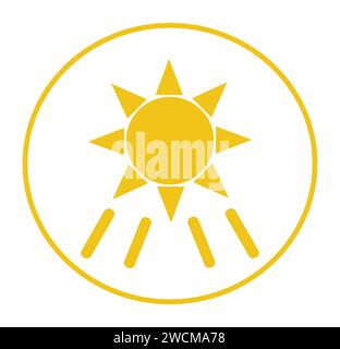 UV Resistent Symbol Stock Vector Image & Art - Alamy