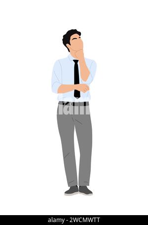 young man standing happy character Stock Vector Image & Art - Alamy