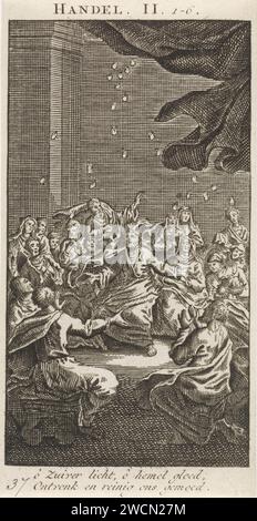 Exit of the Holy Spirit, Anonymous, After Jan Luyken, 1712 print Amsterdam paper etching ...