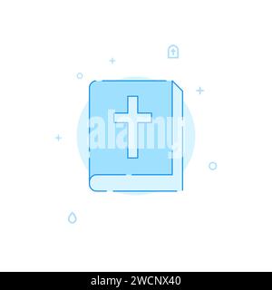 Scripture icon, linear isolated illustration, thin line vector, web ...