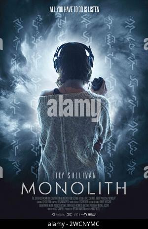 MONOLITH, poster, Lily Sullivan, 2022. © Well Go USA Entertainment ...