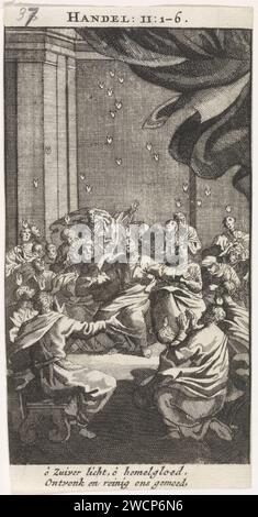 Exit of the Holy Spirit, Anonymous, After Jan Luyken, 1712 print Amsterdam paper etching ...