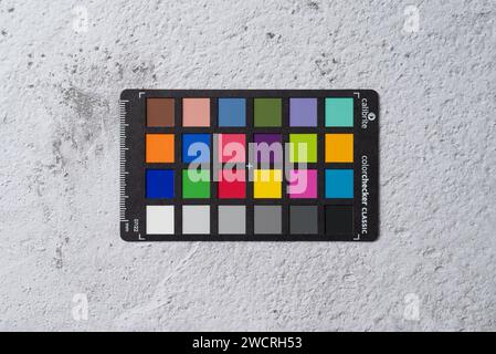 Antalya, Türkiye - January 15, 2024: Calibrite Colorchecker Classic ...