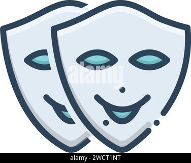 Icon for cosplay,roleplay Stock Vector Image & Art - Alamy